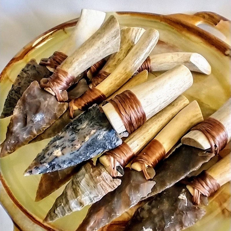 Stone Knife Antler - Etsy