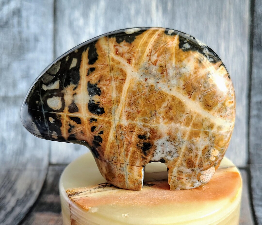 Picasso Stone Bear Carving - Etsy