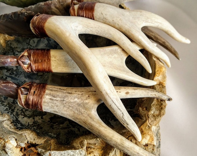 Antler Knife Two Prong Handle - Etsy
