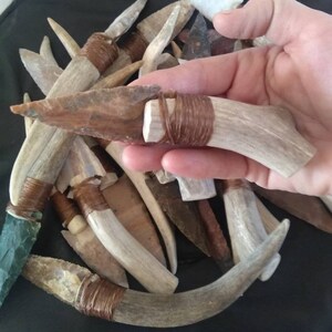 Deer Antler Knives Arrowhead Knife - Etsy