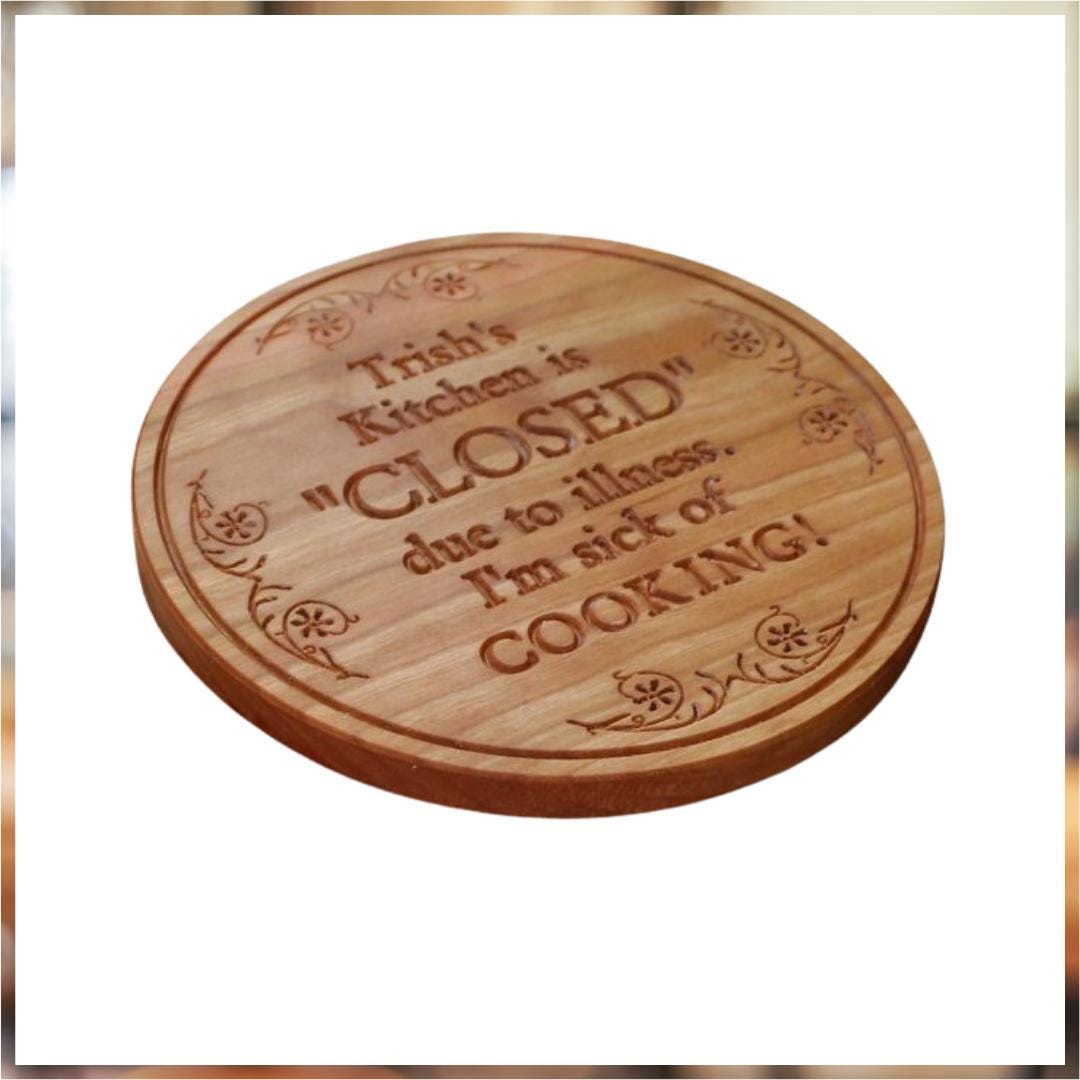 Trivet Humour, Funny Trivets, Personalized Trivet, Wooden Trivet ...