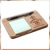 YOUR COMPANY LOGO Sticky Note Holder, Personalized Sticky Note Holder ...