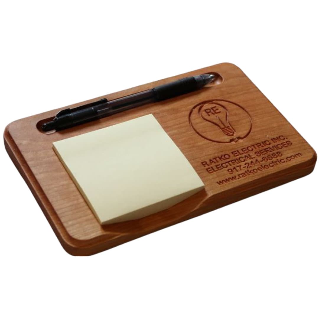 YOUR COMPANY LOGO Sticky Note Holder, Personalized Sticky Note Holder ...