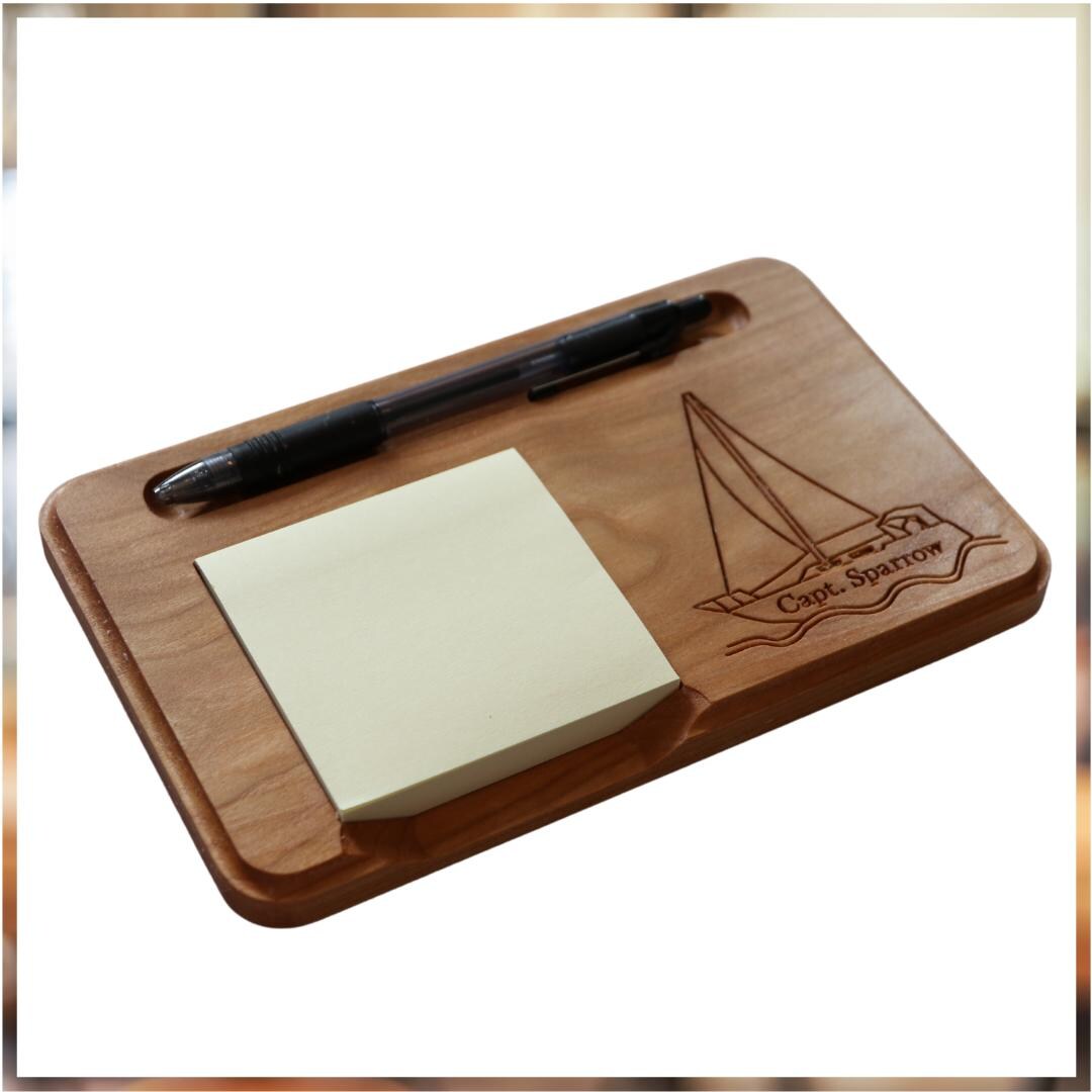 Sailing Note Holder, Sailboat Note Pad, Personalized Sticky Note Holder ...