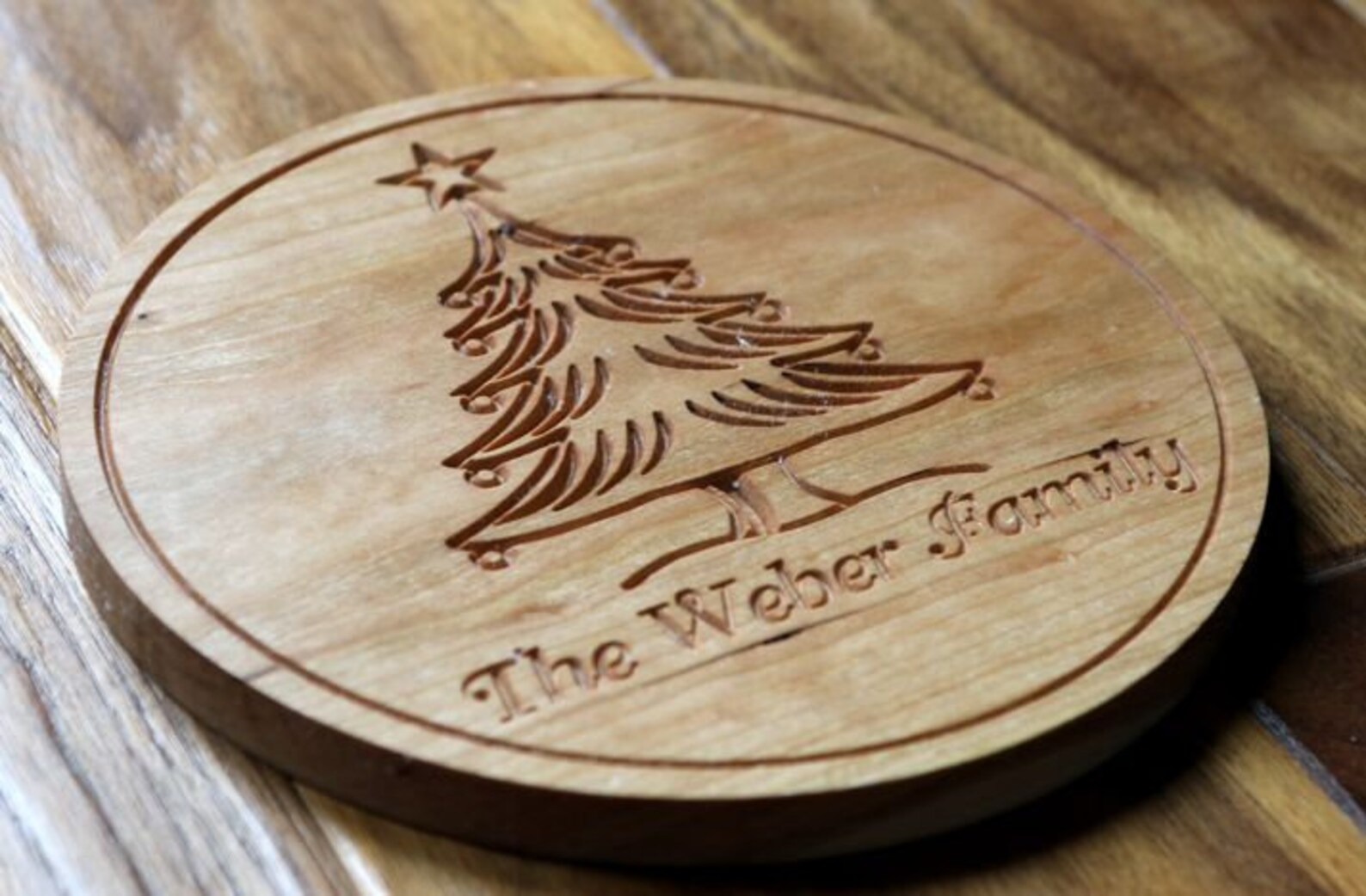 Christmas Tree Trivet Holiday Trivet Personalized Trivet | Etsy