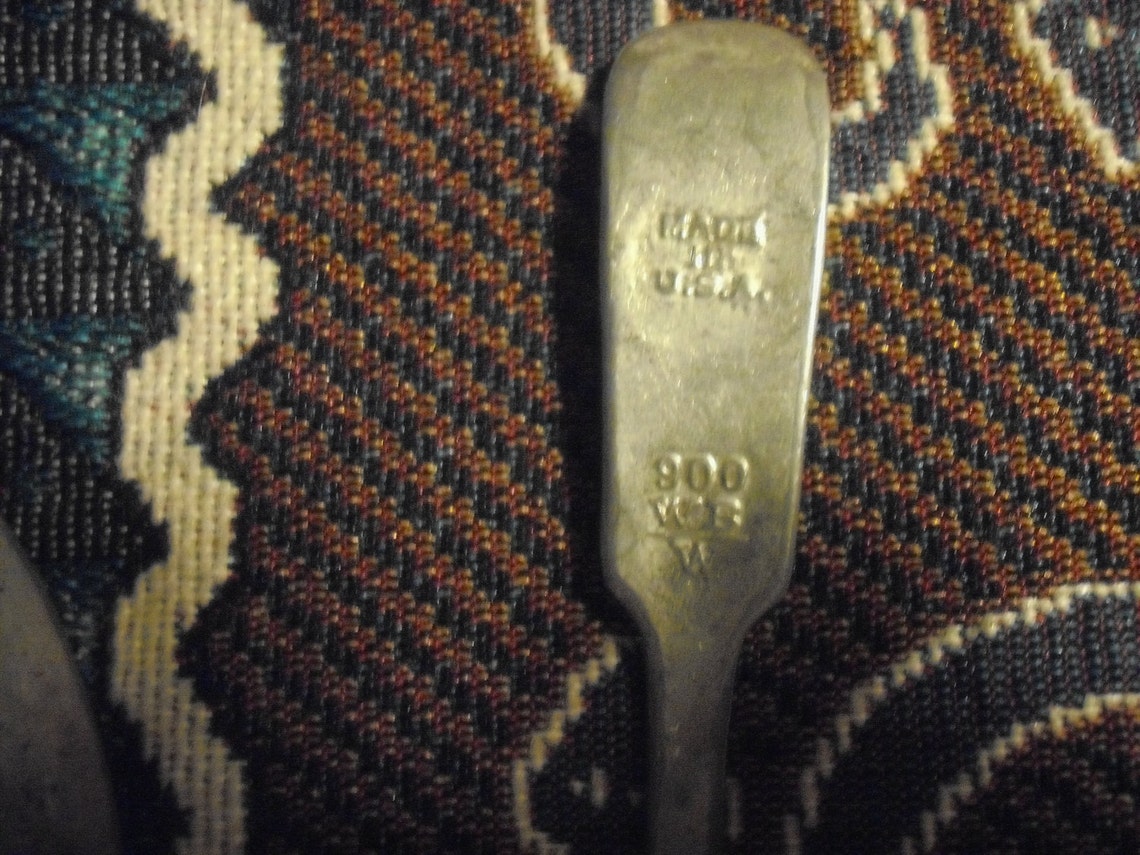 Antique Tinned Spoons and Yates Silver Plate Spoon lot of 5 | Etsy