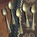 Antique Tinned Spoons and Yates Silver Plate Spoon Lot of 5 Spoons ...