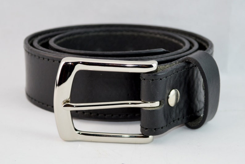 Men's Leather Belt. 1-1/4 Inch Wide Handcrafted Supple - Etsy