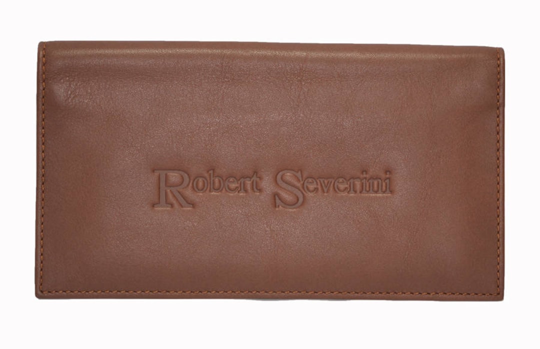 Leather Checkbook Cover, Includes Custom Imprinting, Soft Touch USA ...