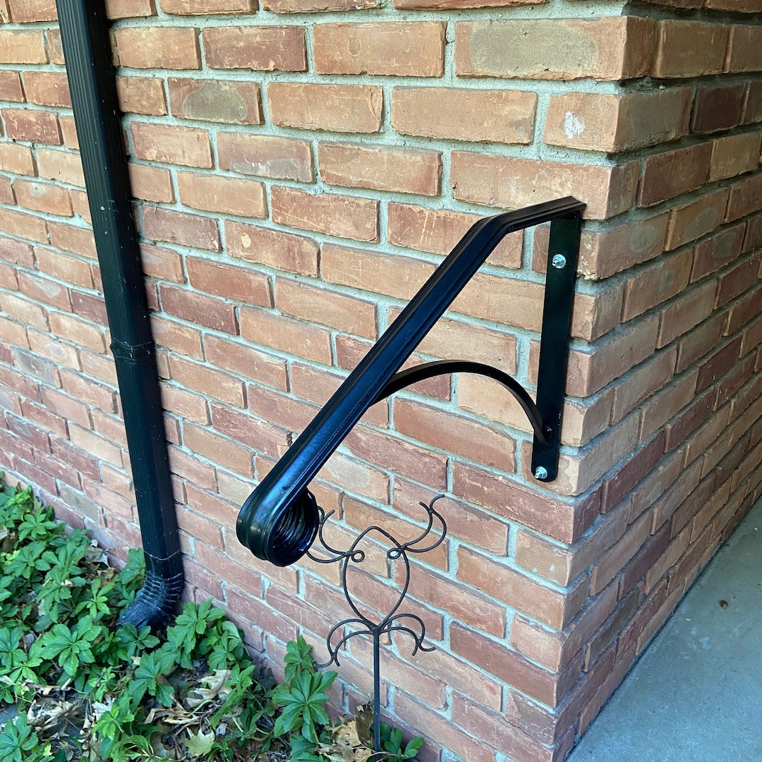 Grab Rail Heavy Duty Steel Ornamental Easy Install With Hardware Paint ...