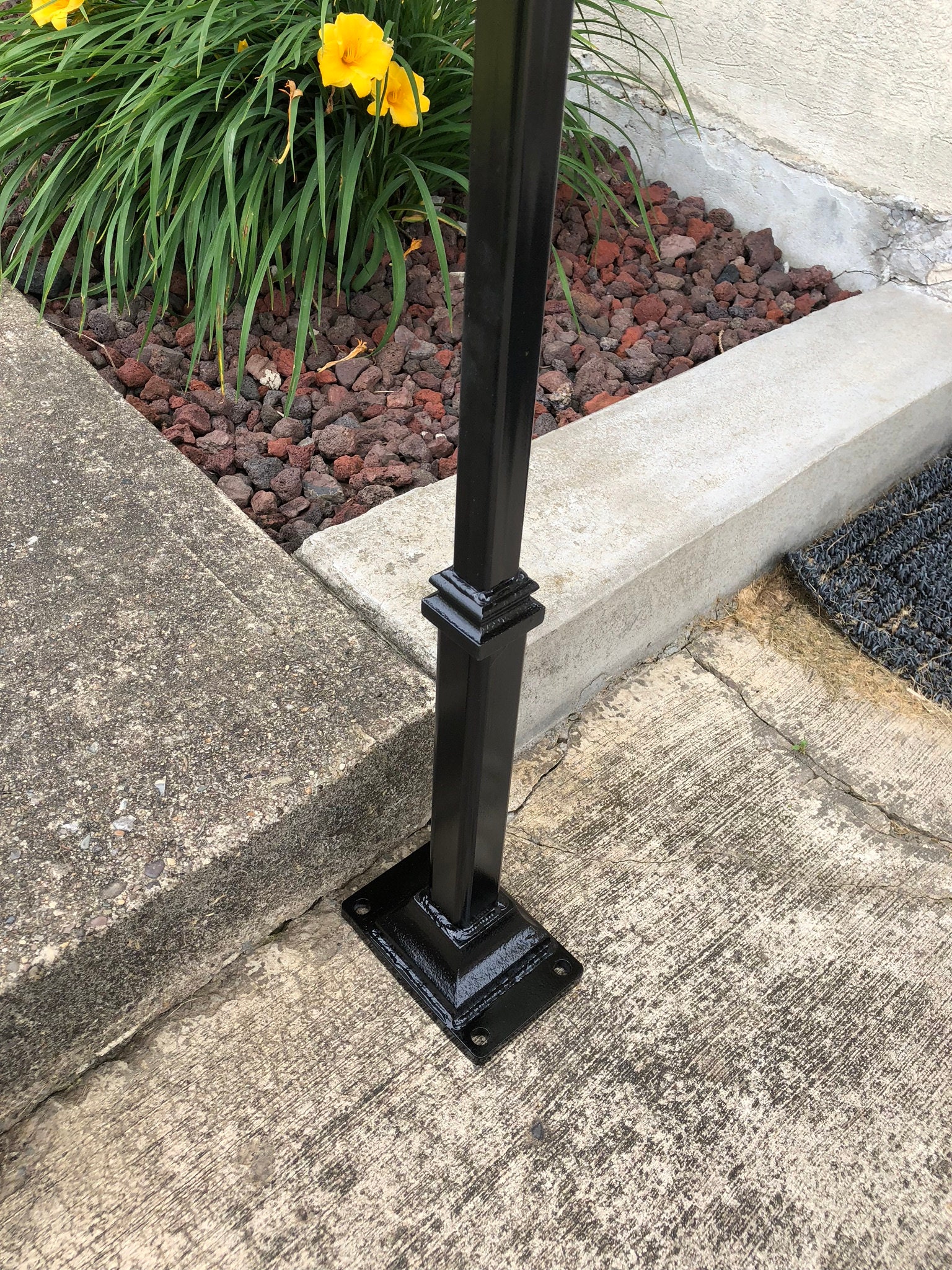 Single Post Ornamental Hand Rail 1 or 2 Step Railing for | Etsy Australia