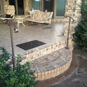 Single Post Ornamental Hand Rail 1 or 2 Step Railing for | Etsy Australia