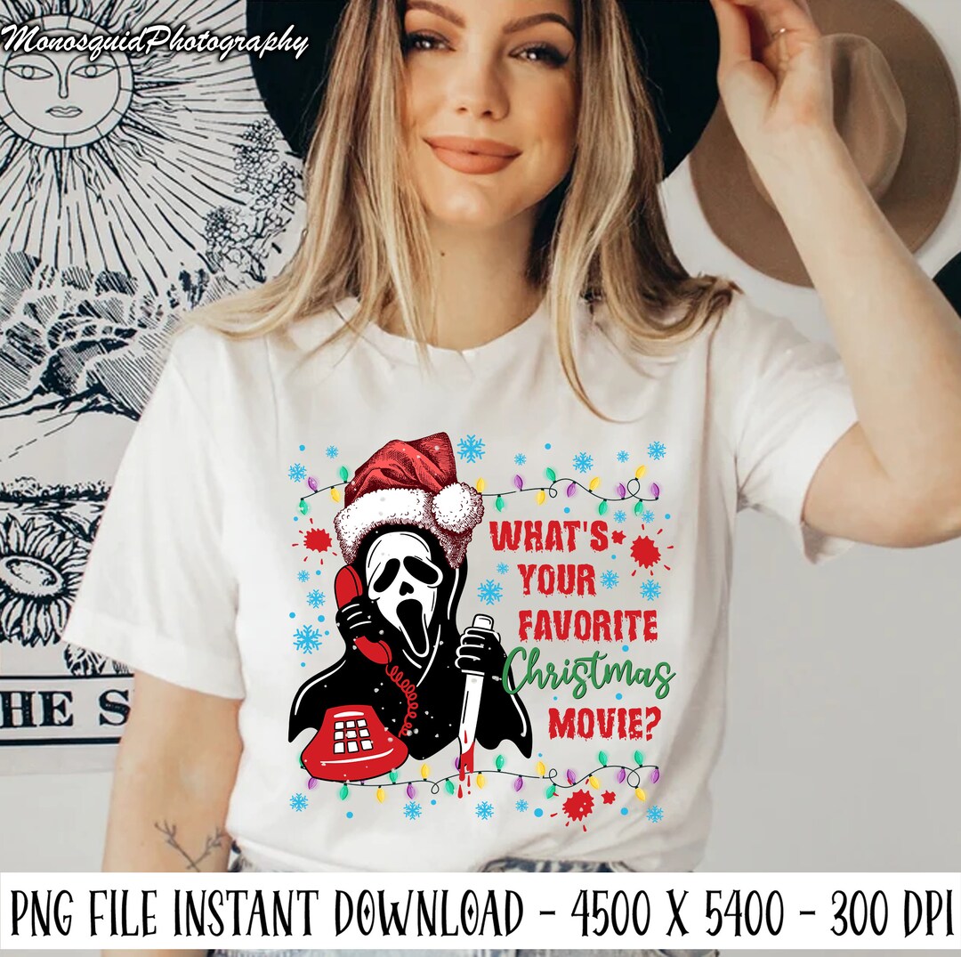 Whats Your Favorite Christmas Movie Png Ghostface Png Unisex - Etsy Canada