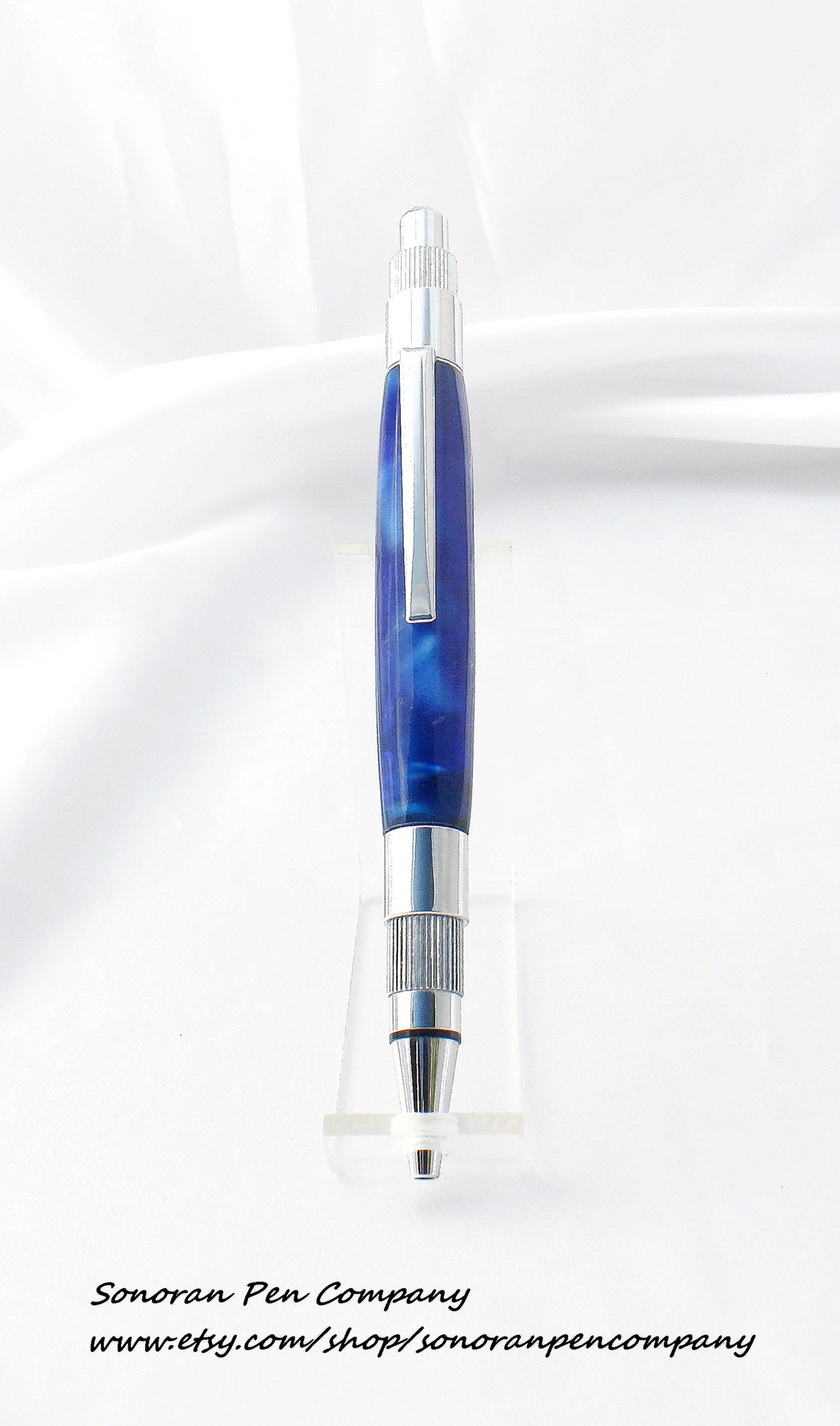 Stratus Blue Isis Ballpoint Pen | Etsy