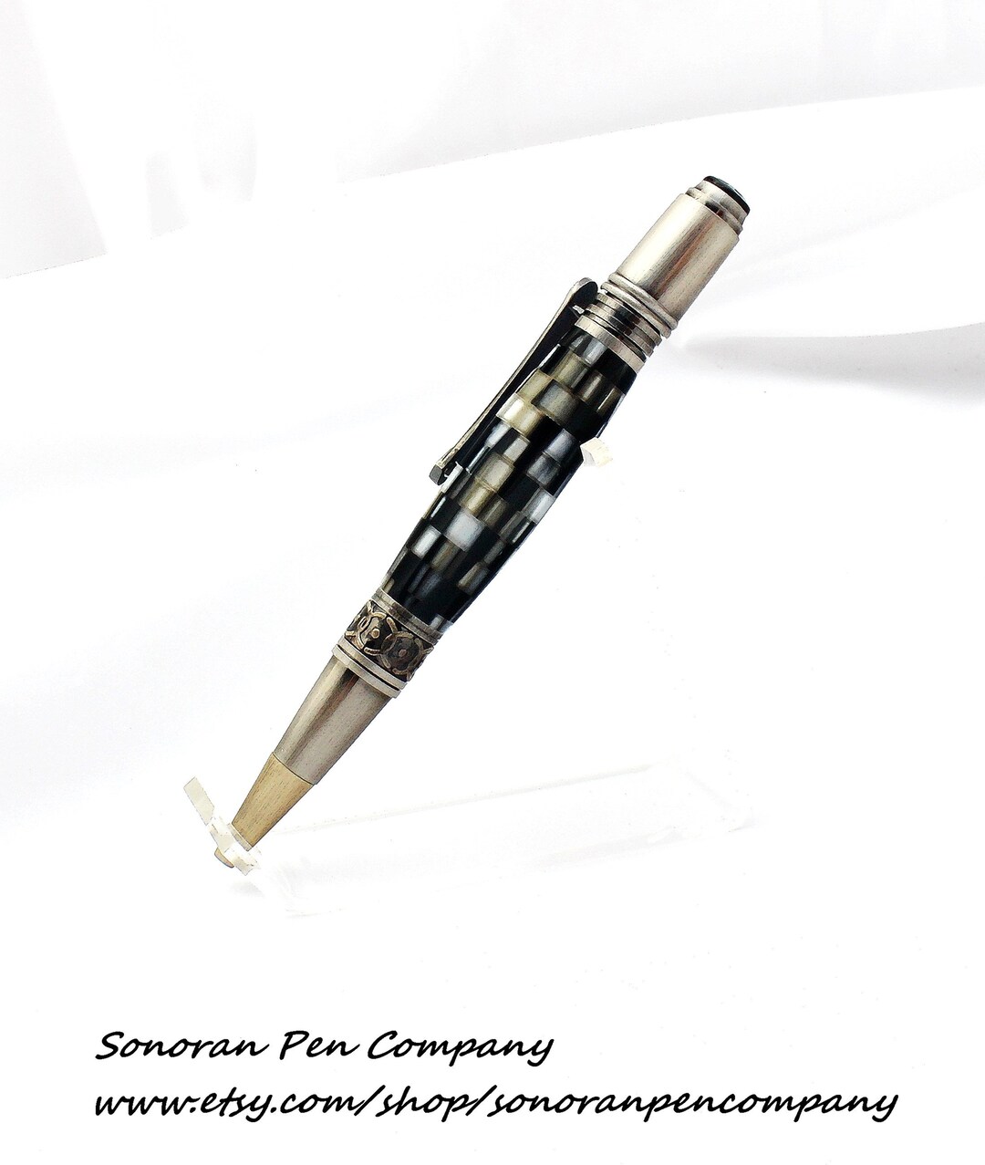 Prox Art Deco Black Matrix Ballpoint Pen - Etsy