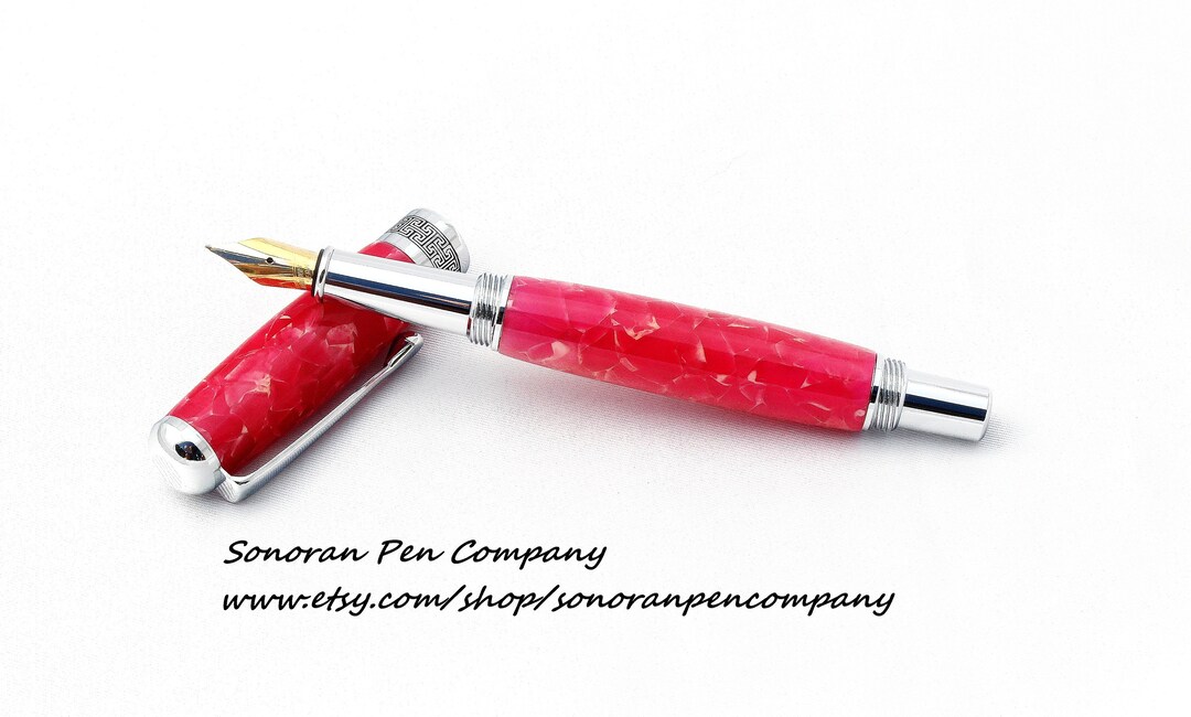 New Design Raspberry Tart Fountain Pen OR Rollerball Pen - Etsy