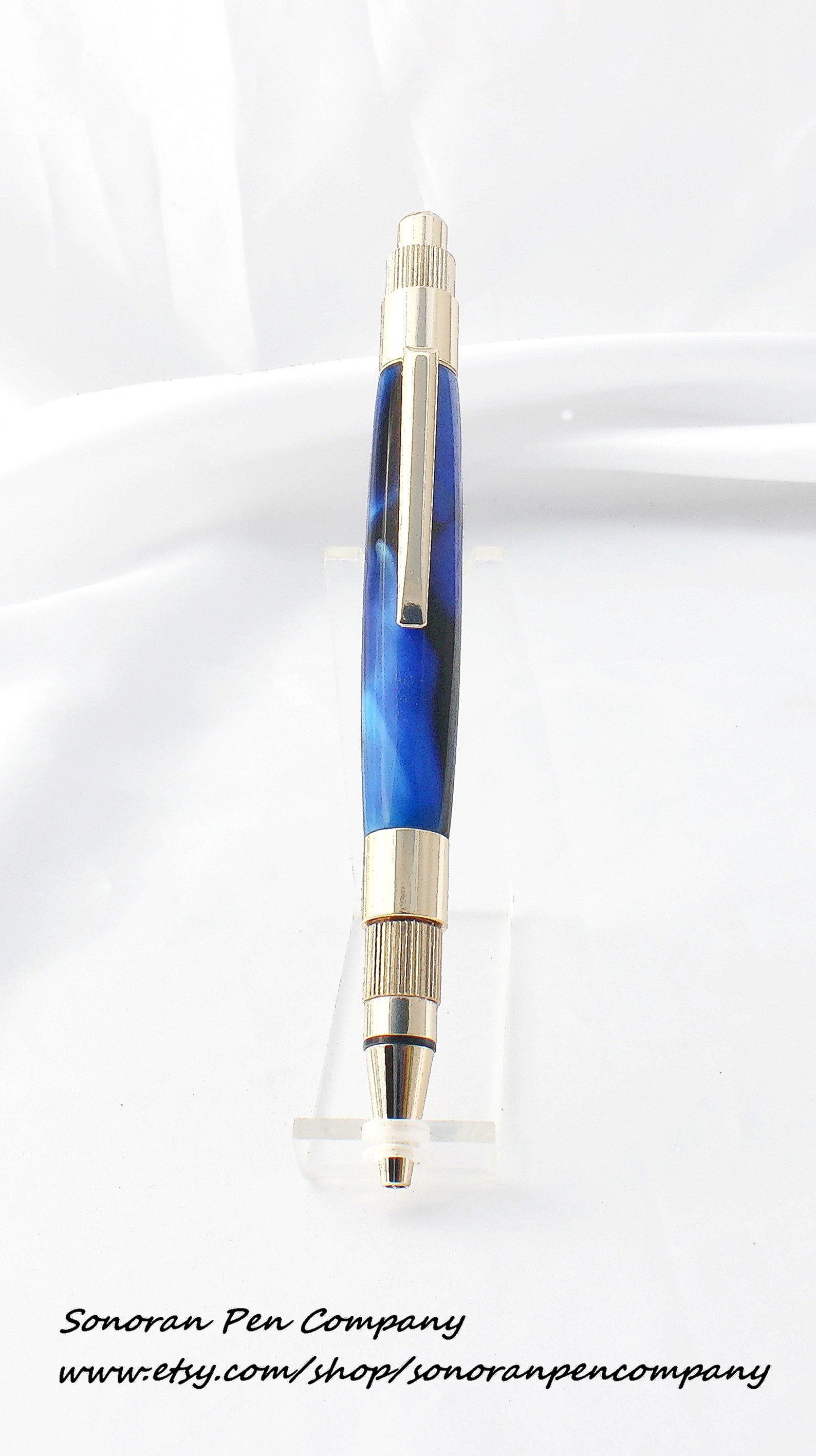 Stratus Blue Orca Ballpoint Pen - Etsy