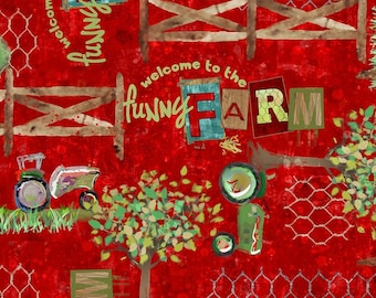 3 Wishes Fabric Gorgeouswelcome to the Funny Farm Digital - Etsy