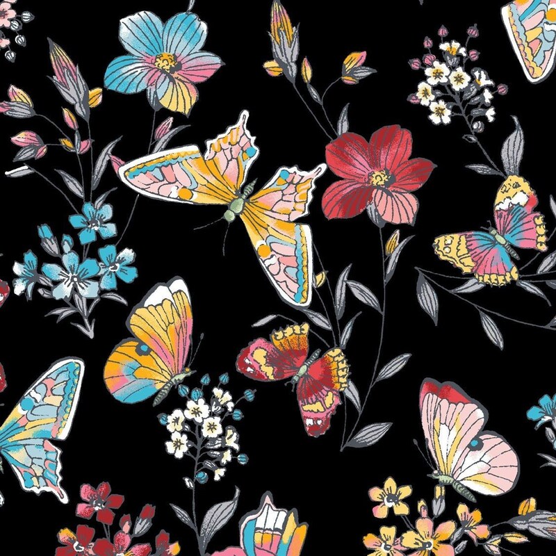Butterfly Fabric - Etsy