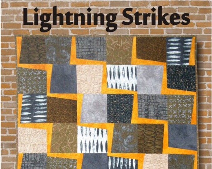 Postcard Pattern, Lightning Strikes Quilt Pattern #1509, Hard Copy ...
