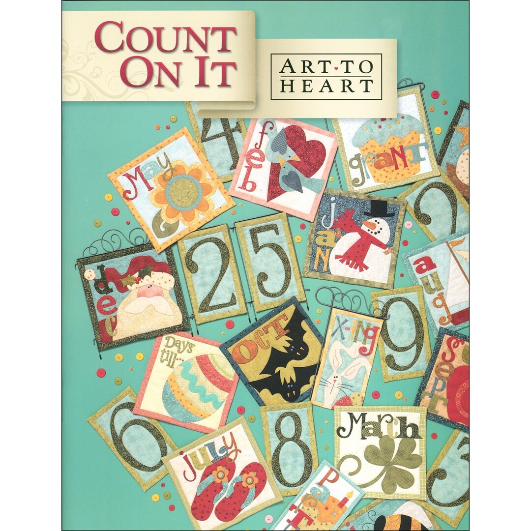 Count on It, Applique Quilt Book, Garland Pattern, Seasonal Applique ...