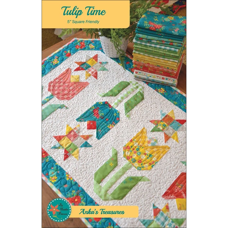 Tulip Quilt Square - Etsy