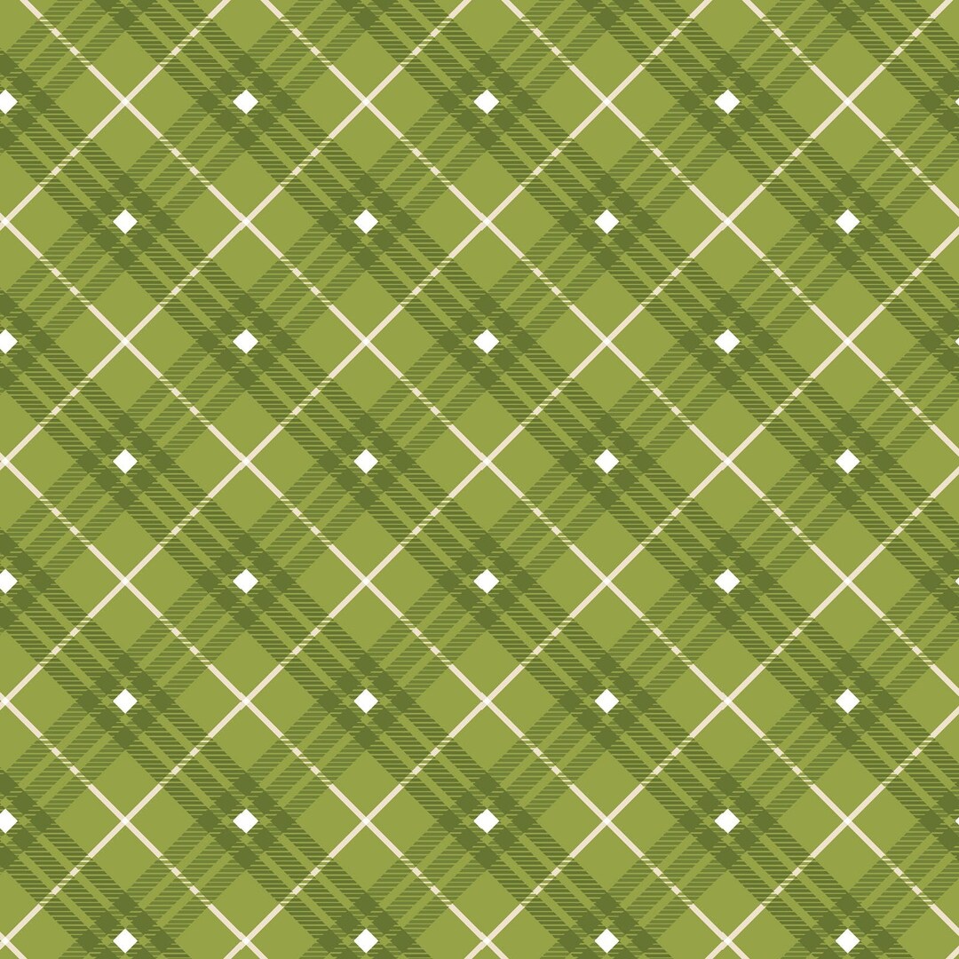 Gnome for the Holidays, Plaid #9611-66, Plaid Fabric, Henry Glass ...