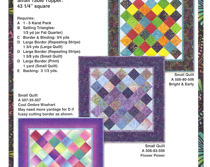 Hydrangea Mist Pattern, Throw Quilt, Paper Pattern, Fabric Panel ...