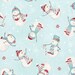 Frosty Merry Mints, Snowman Toss Teal 27654-443, Wilmington Prints ...