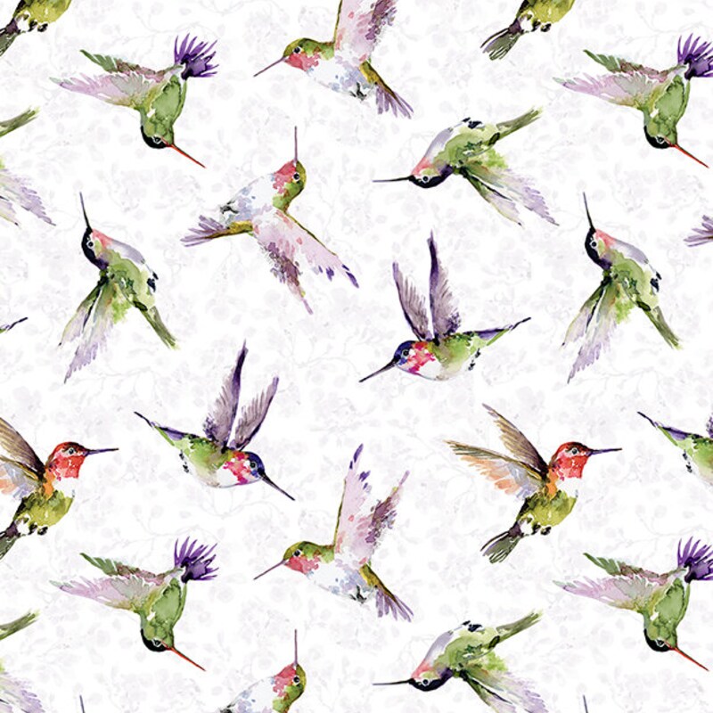 Hummingbird Fabric - Etsy