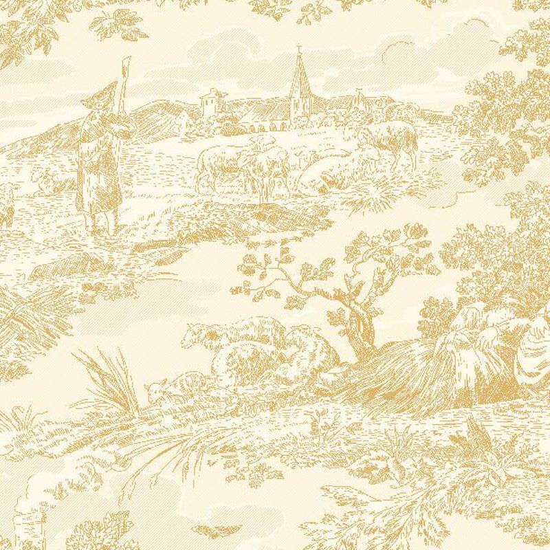 English Toile Fabric - Etsy