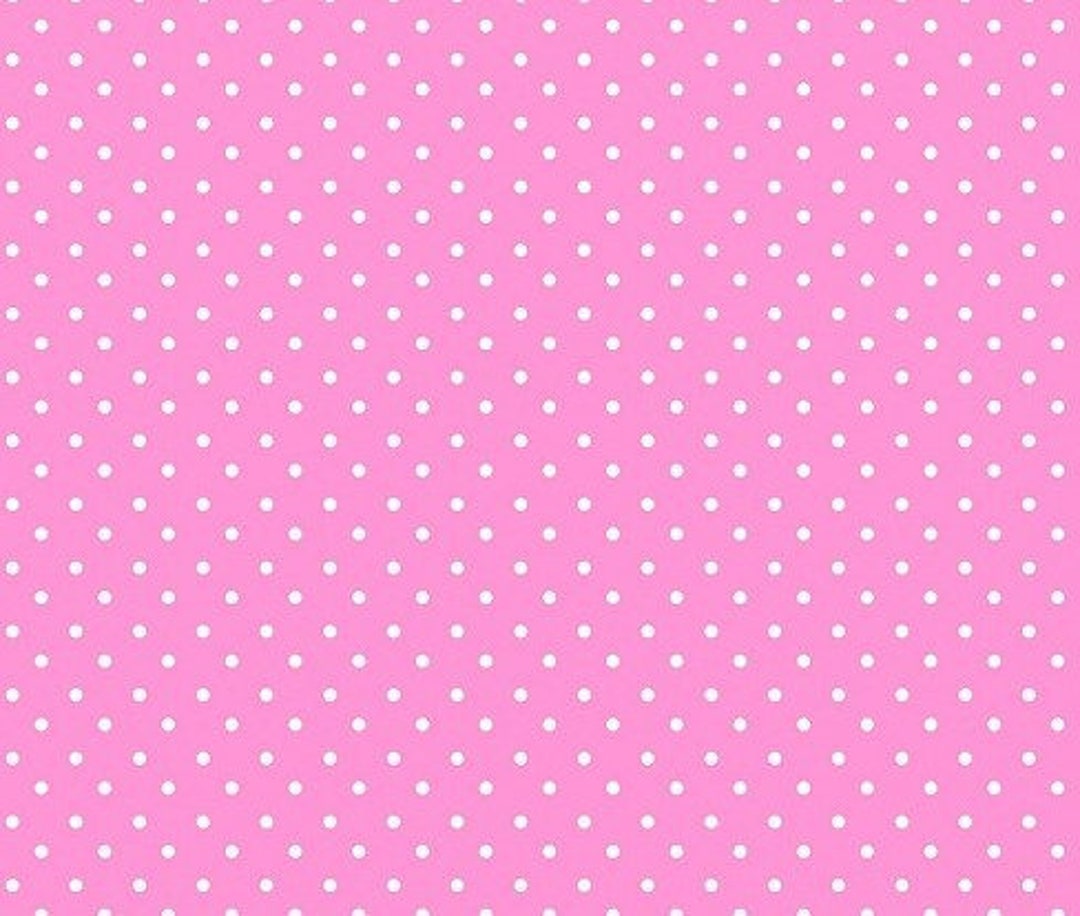 Hot Pink Pin Dots by Springs Creative CP51777 3/4 Yard of - Etsy