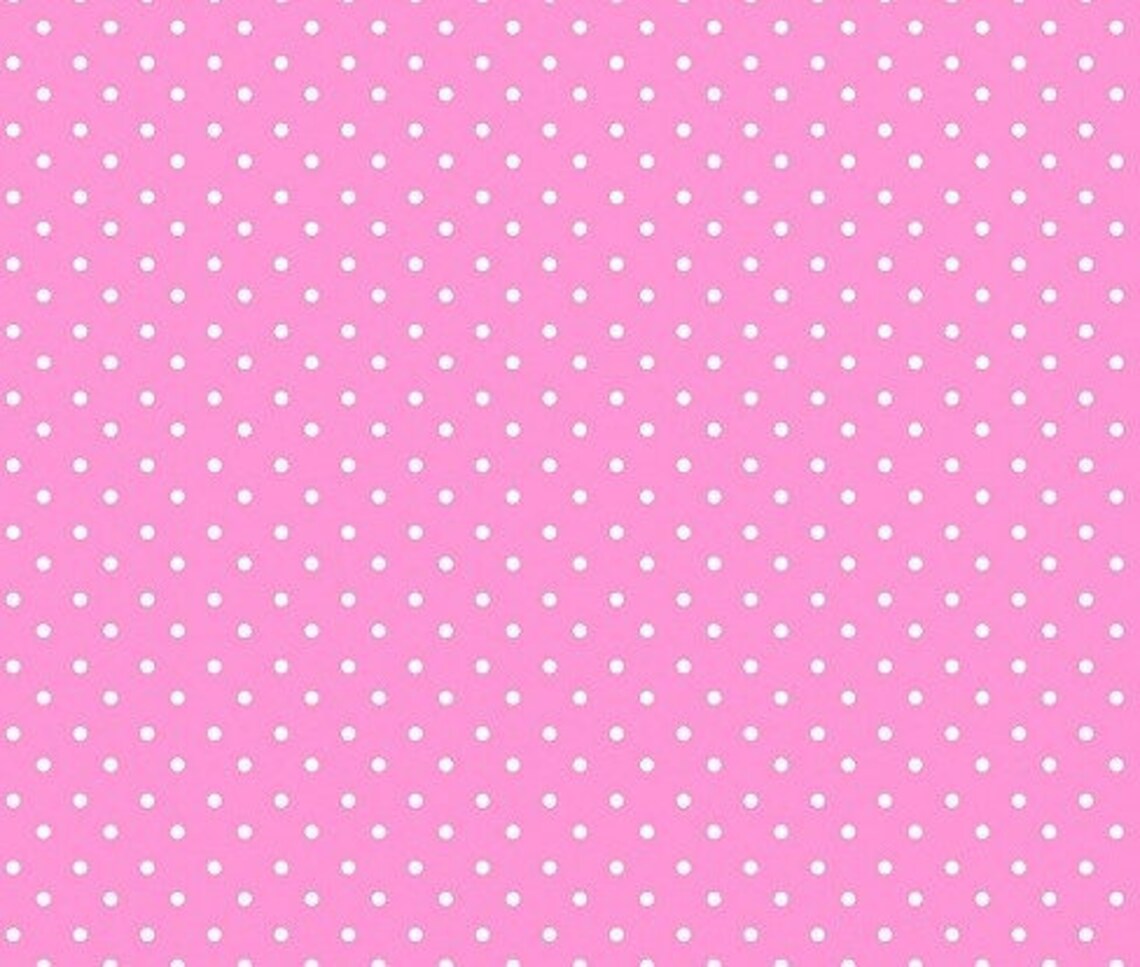 Hot Pink Pin Dots by Springs Creative CP51777 3/4 Yard of - Etsy