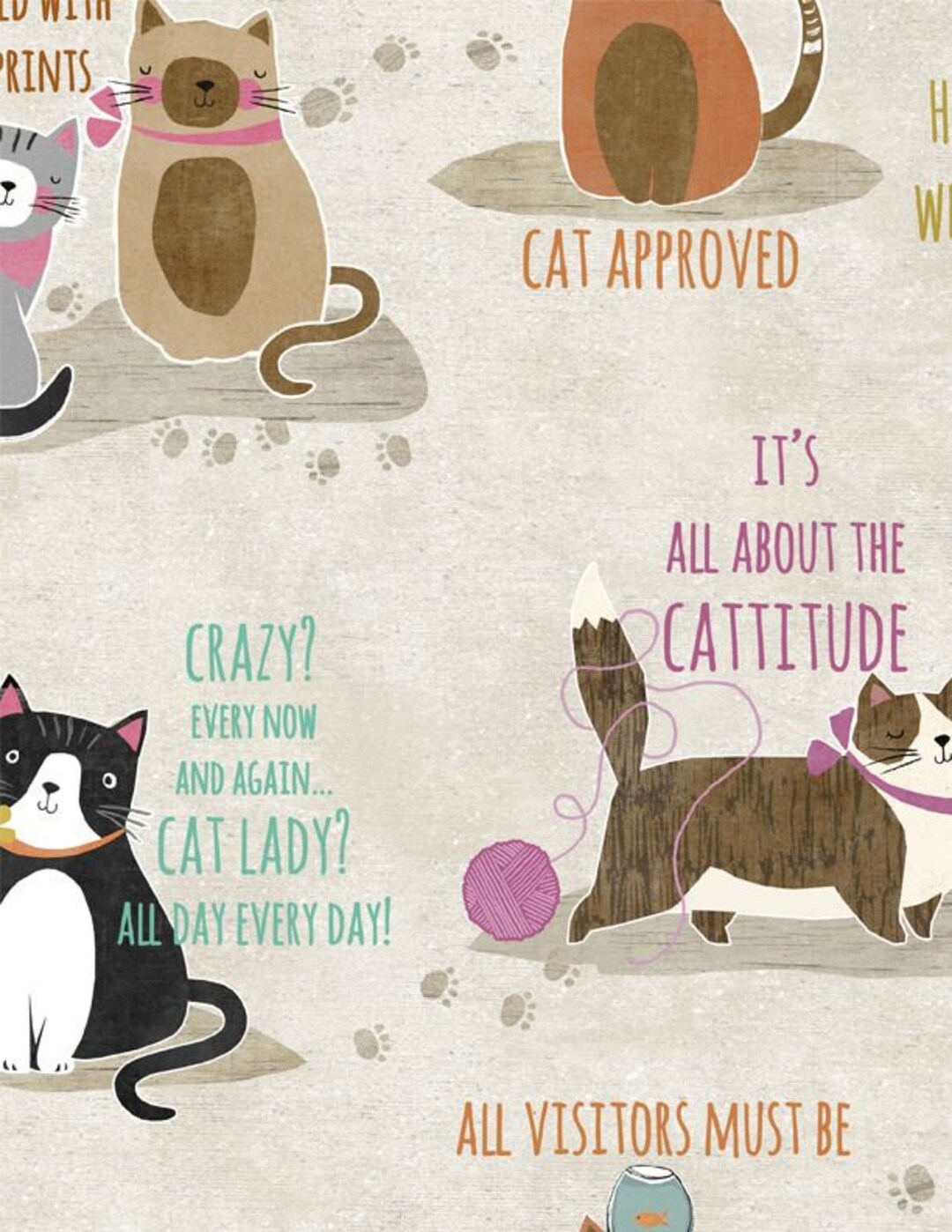 Cat Quotes Sassy Cats Purrfect Partners Cats & Phrases - Etsy
