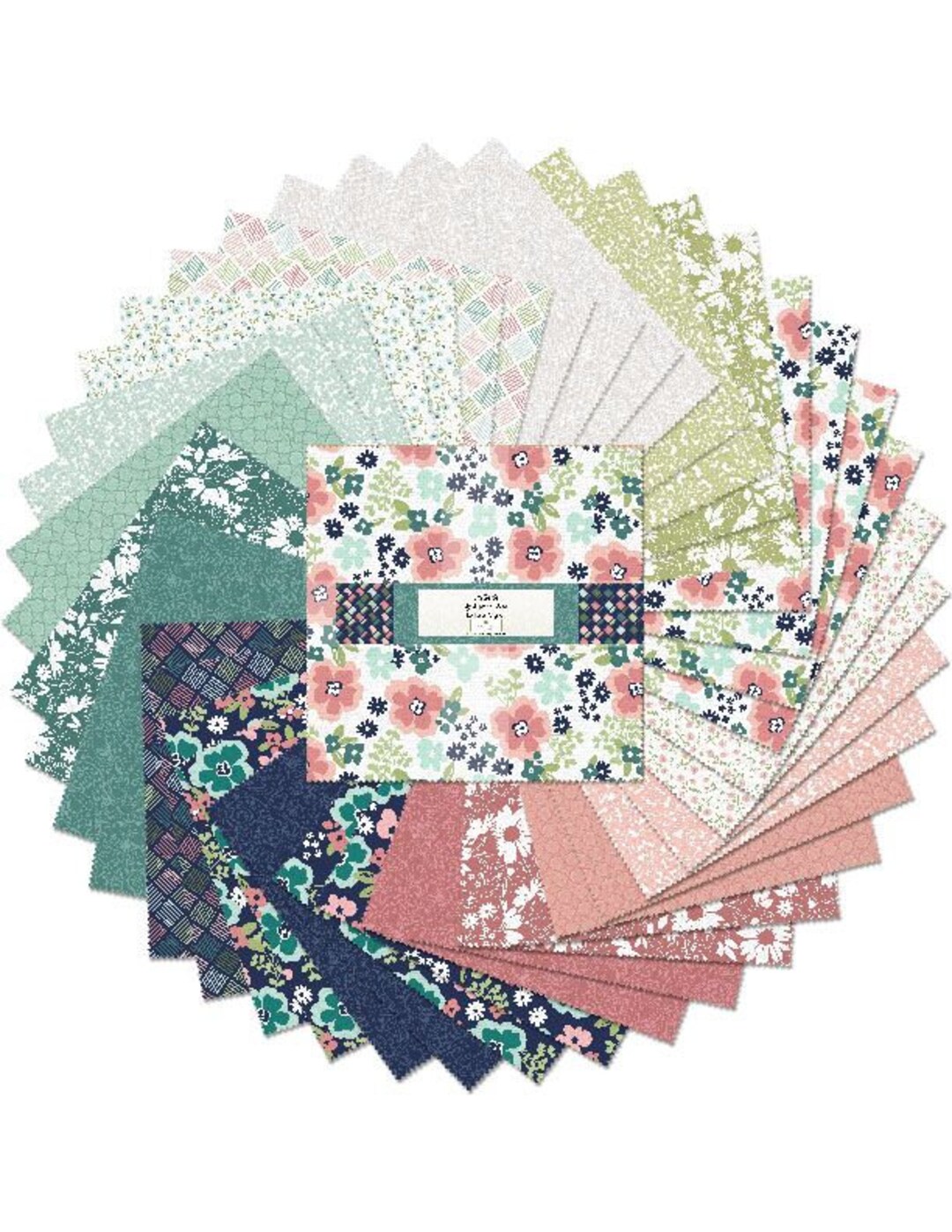 Juliette Layer Cake, Angela Nickeas for Wilmington Prints, Floral ...