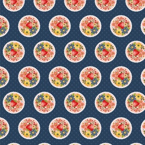 Betsy's Sewing Kit, Darling Daisy Teal 22111, Poppie Cotton, 100% ...