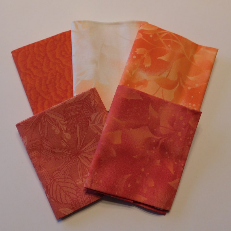 Orange Batik Fabric - Etsy