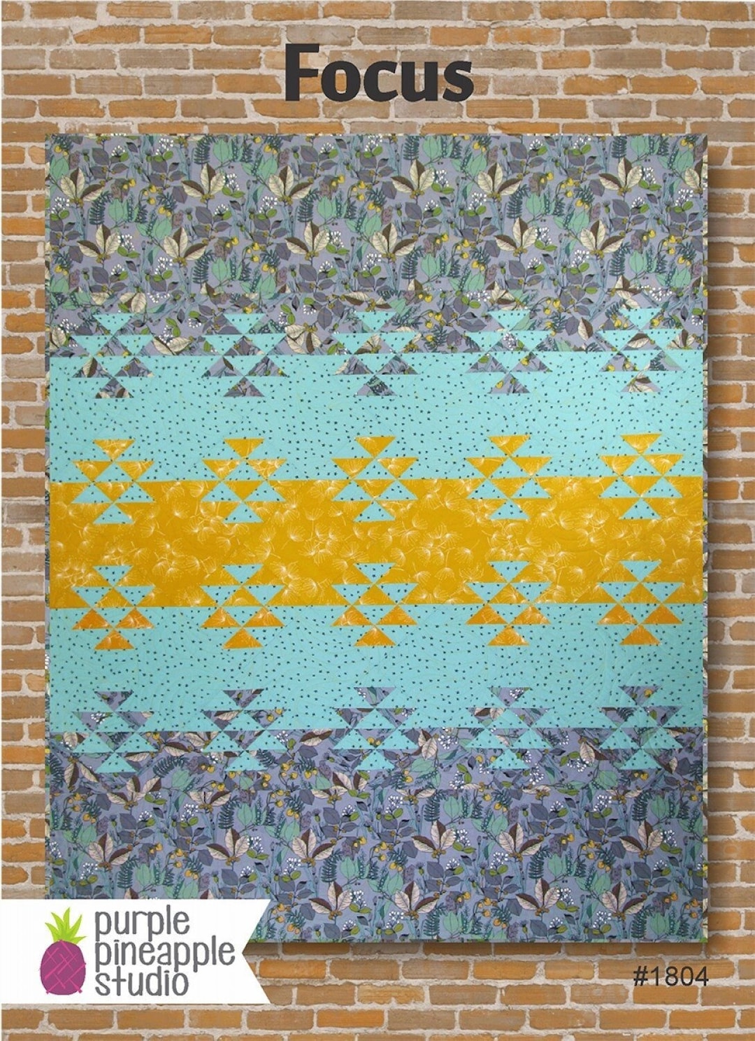 Postcard Pattern, Focus Quilt Pattern #1804, Hard Copy Pattern, Paper ...