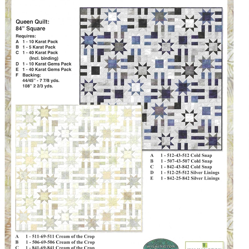 Queen Quilt Pattern - Etsy