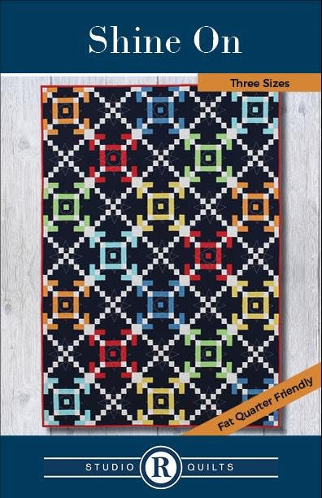Shine on Quilt Pattern, Hard Copy Pattern, Fat Quarter Friendly ...