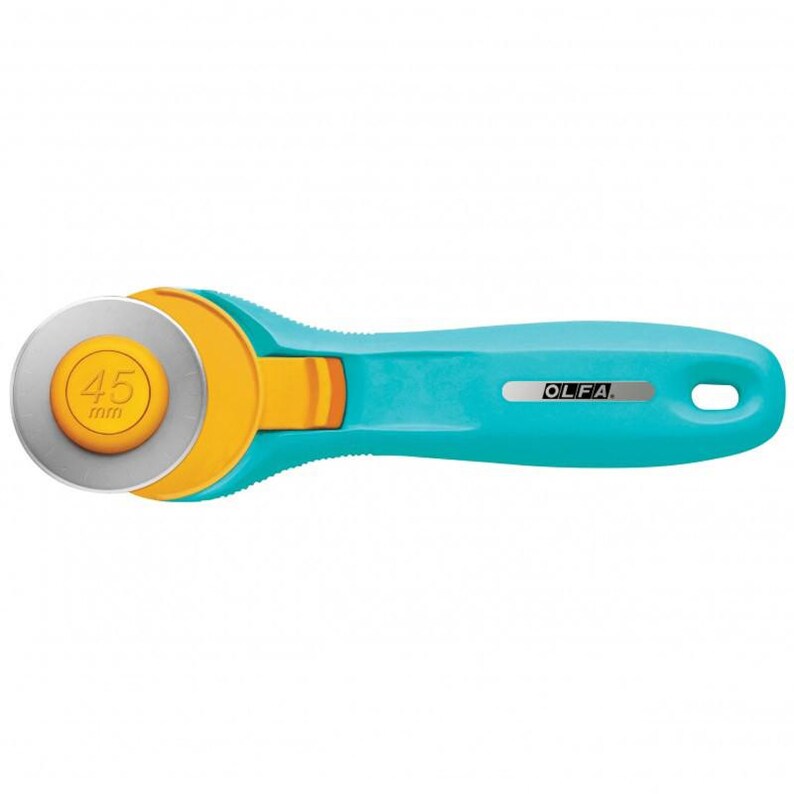 Olfa Splash Rotary Cutter, 45mm Aqua Rotary Cutter, Fabric Rotary ...