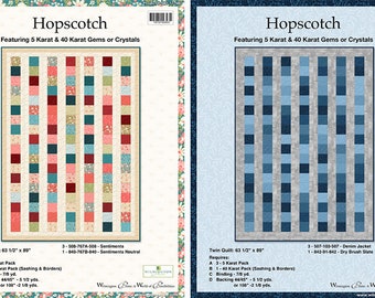 Conundrum Throw Quilt Pattern, Hard Copy Pattern, Jelly Roll Quilt ...