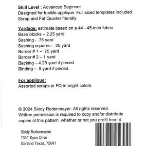 Sitting Pretty Quilt Pattern, Chicken Applique, Hard Copy Pattern ...