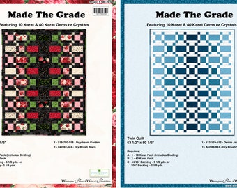 Conundrum Throw Quilt Pattern, Hard Copy Pattern, Jelly Roll Quilt ...