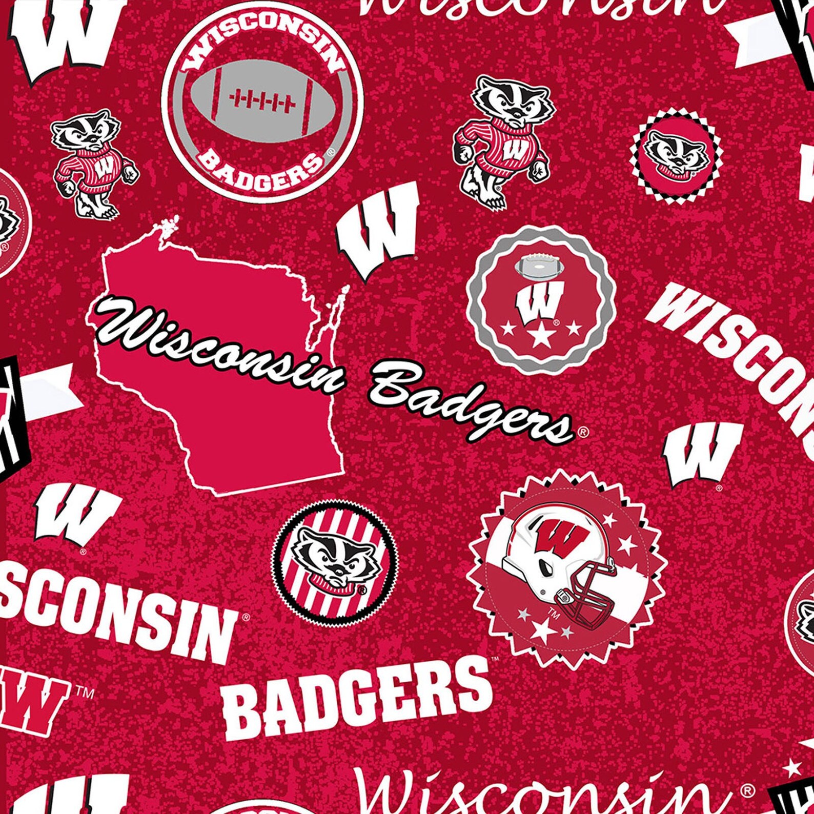 Bucky Badger, Badgers License Plates, Badgers Football, Badgers Fabric ...