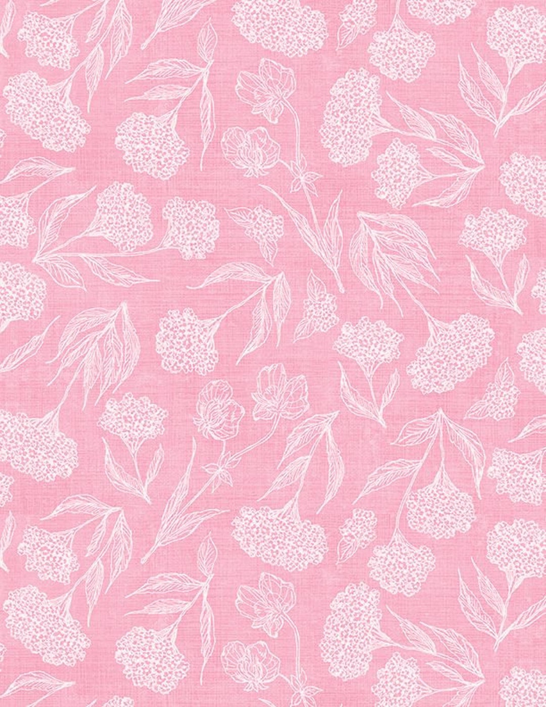 Hydrangea Mist, Toile Pink 39825 331, Susan Winget, Wilmington Prints ...