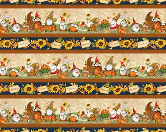 Fall Fabric, Autumn Fabric, Fall Theme Fabric, Fall Words Fabric, Happy ...