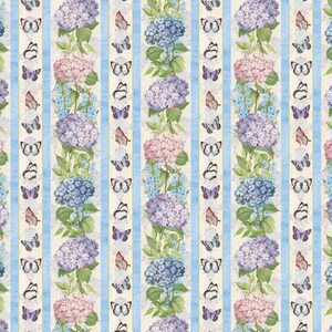 Hydrangea Mist Jelly Roll, Susan Winget for Wilmington Prints, Precut ...