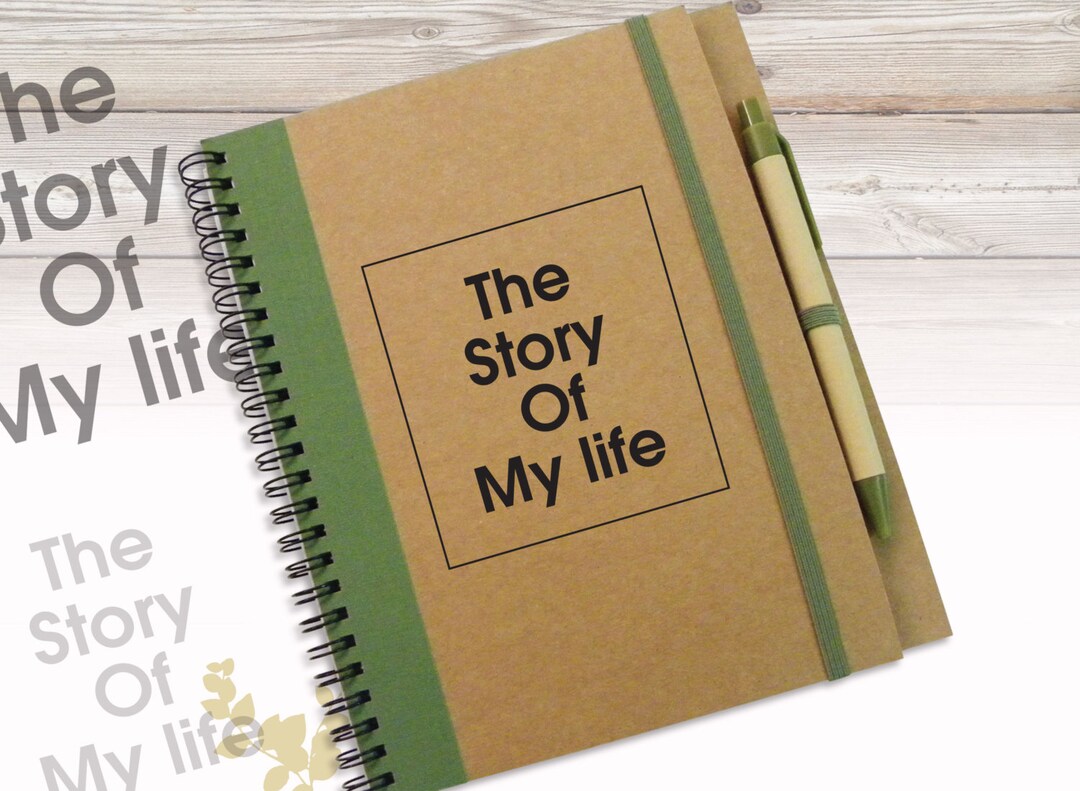 Memory Notebook, the Story of My Life, Brown Kraft Journal,writers ...
