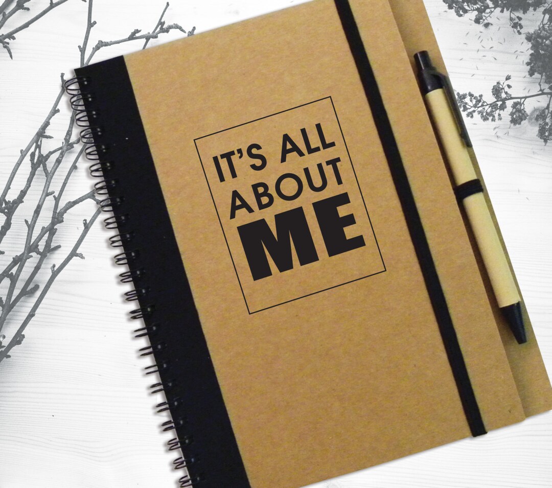 Customed Notebook, It's All About Me, Writing Journal, to Do List ...
